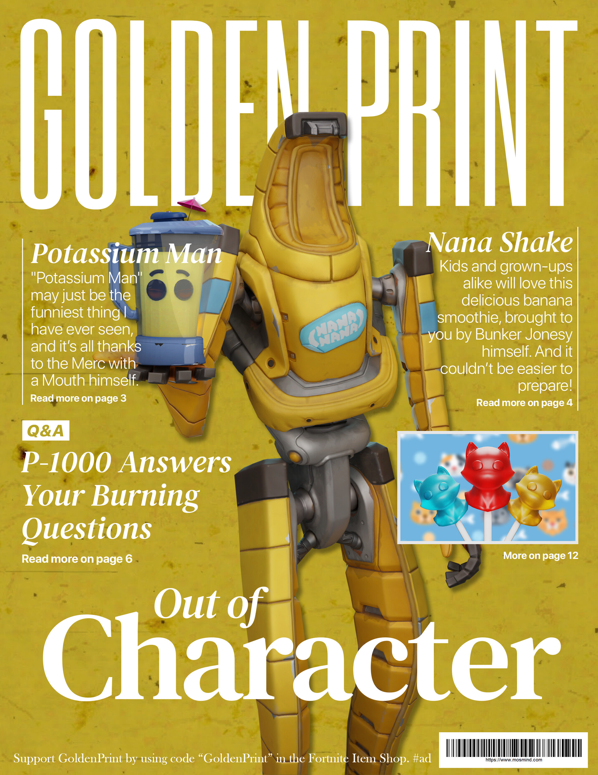 ArtStation - GoldenPrint Full Issue #3 "Out Of Character"