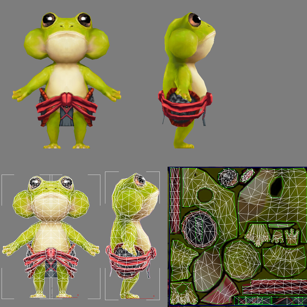 ArtStation - Frog Guy Modeling