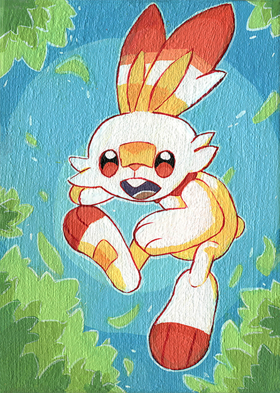 ArtStation - Galar Pokemon Starters