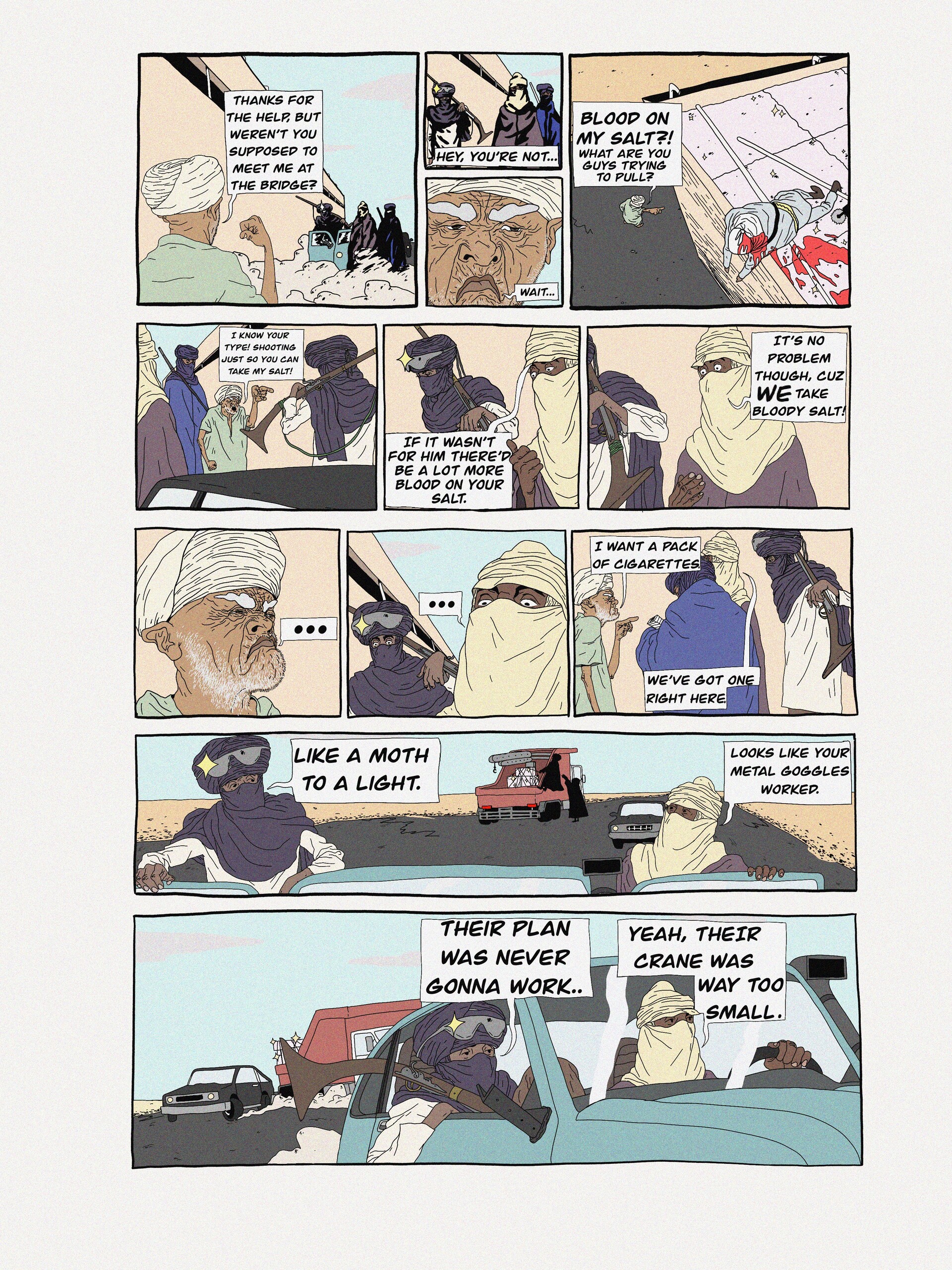 ArtStation - A Raid (comic)