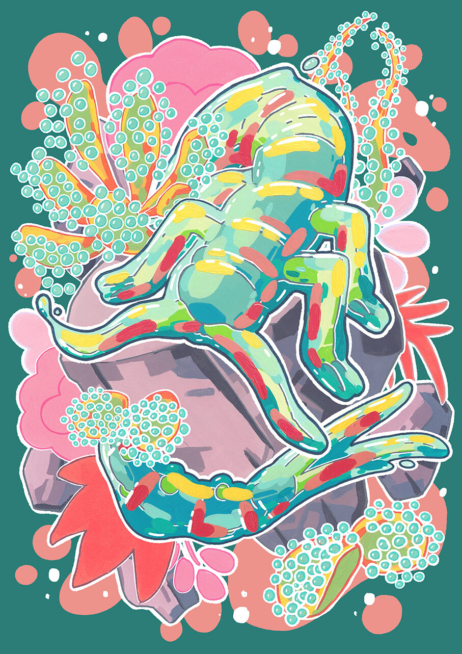 ArtStation - Insecurity Emotion Creature