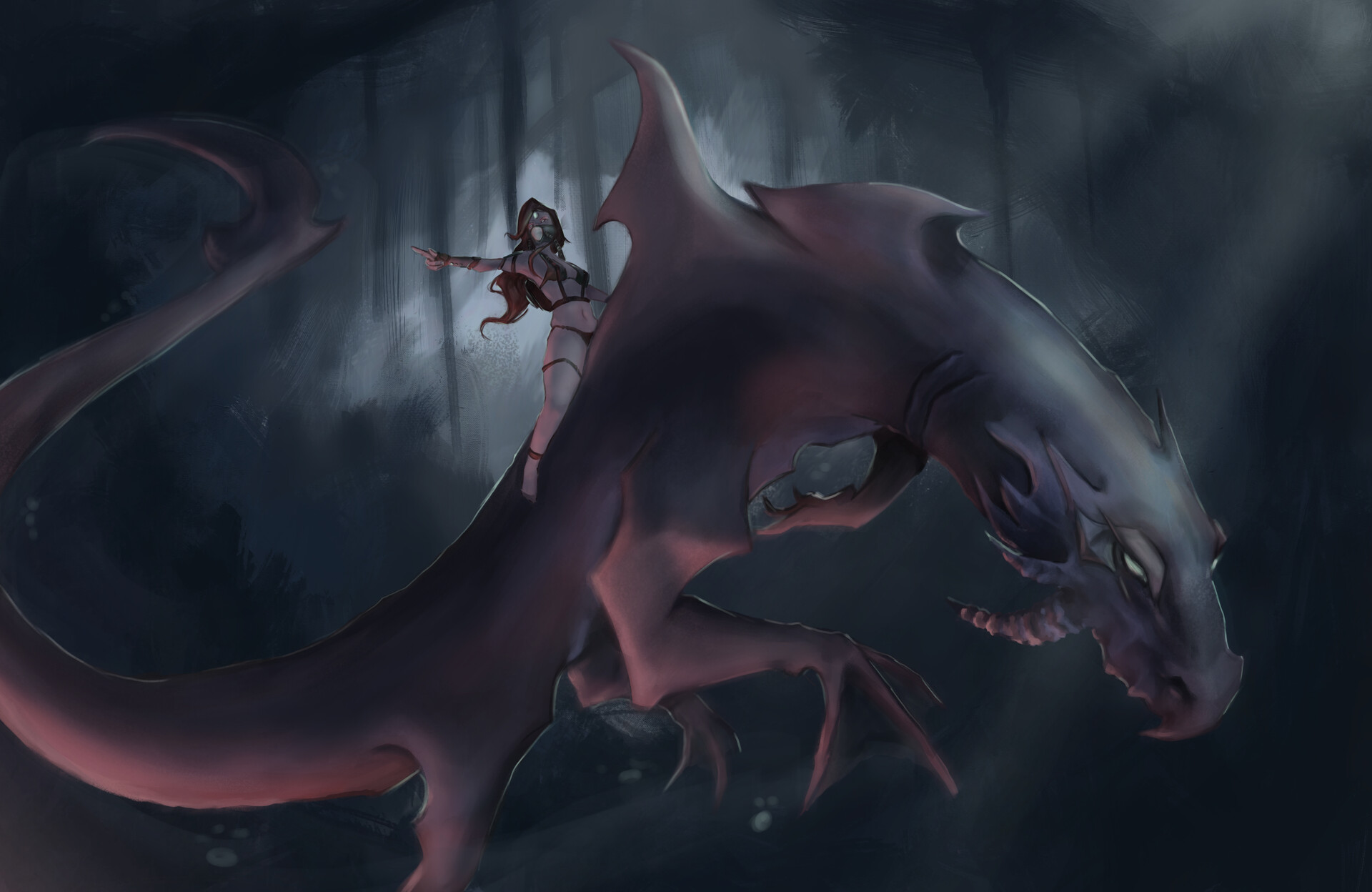 ArtStation - Dragon rider