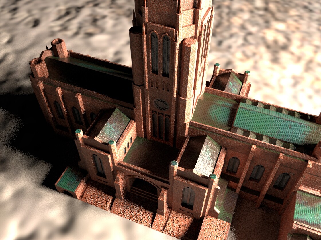 ArtStation - 3D Model Low Poly - Liverpool Anglican Cathedral, St James ...