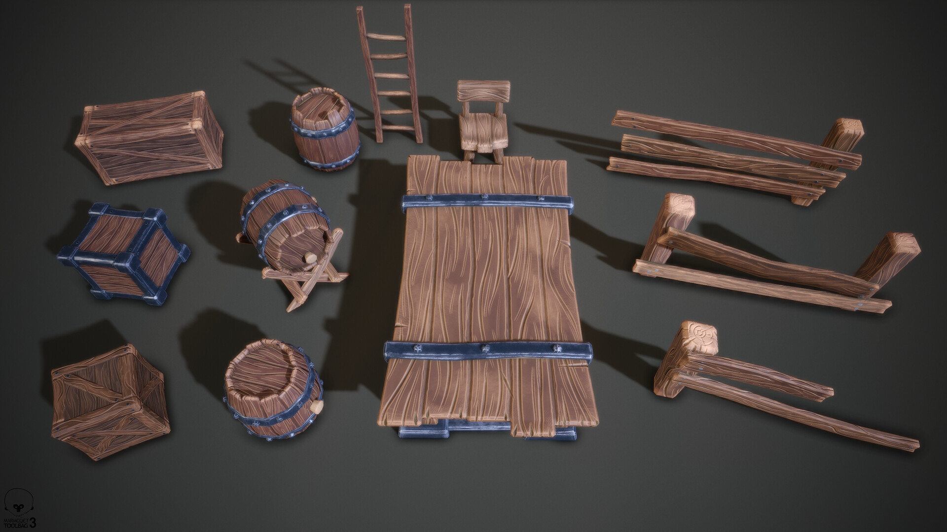 ArtStation - Medieval Stylised Assets