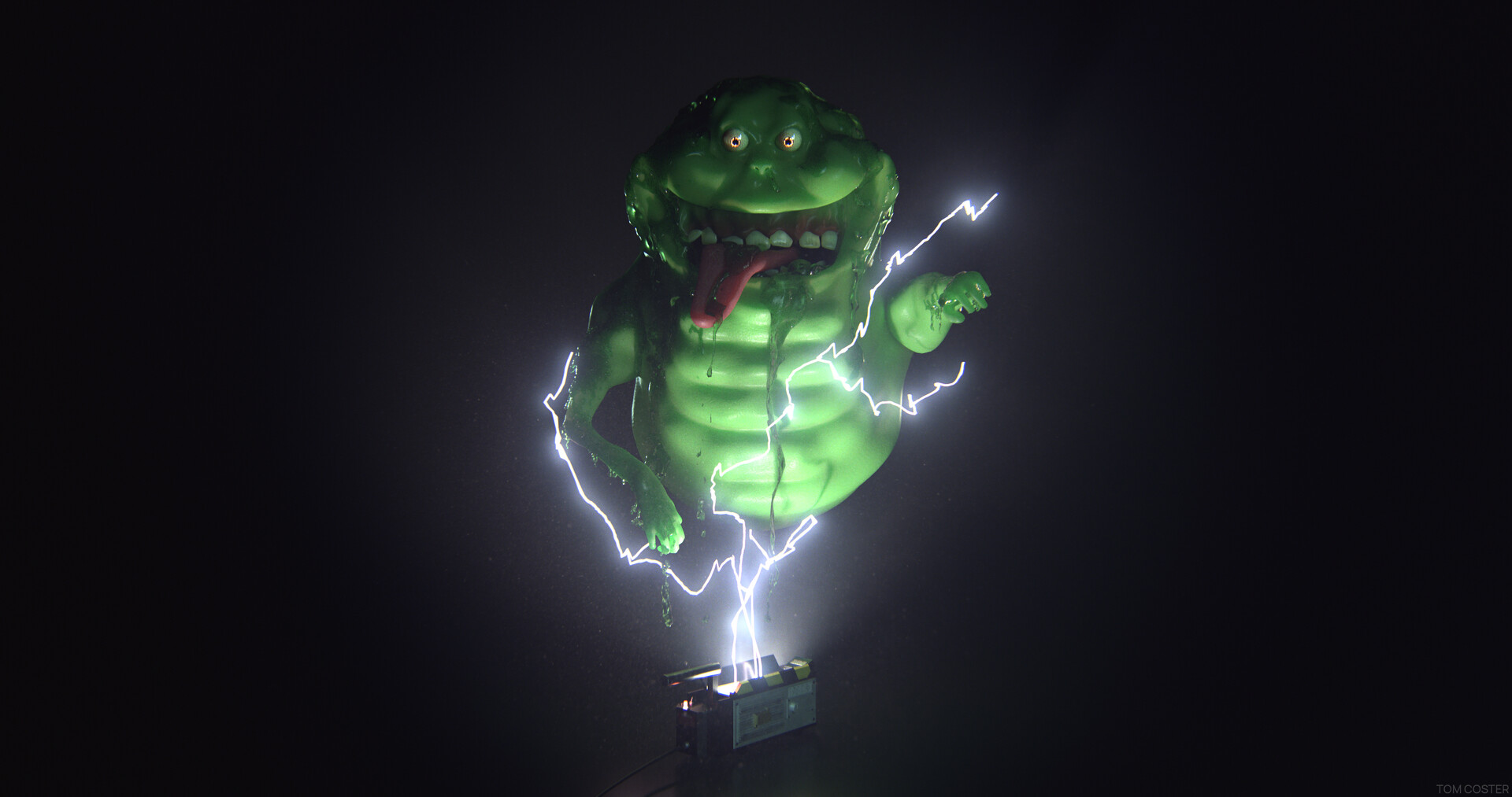ArtStation - Ghostbusters Slimer
