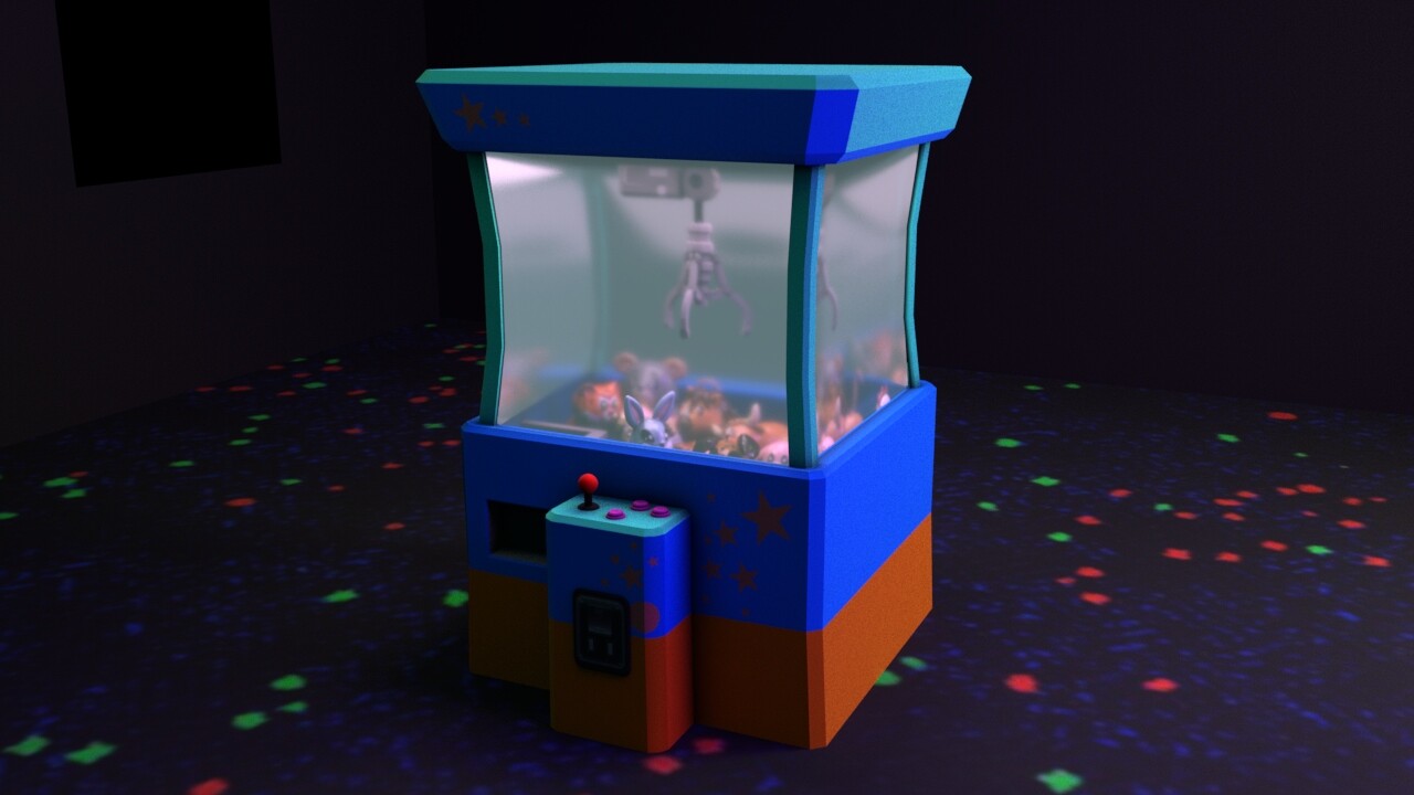 ArtStation - Claw Machine lighting