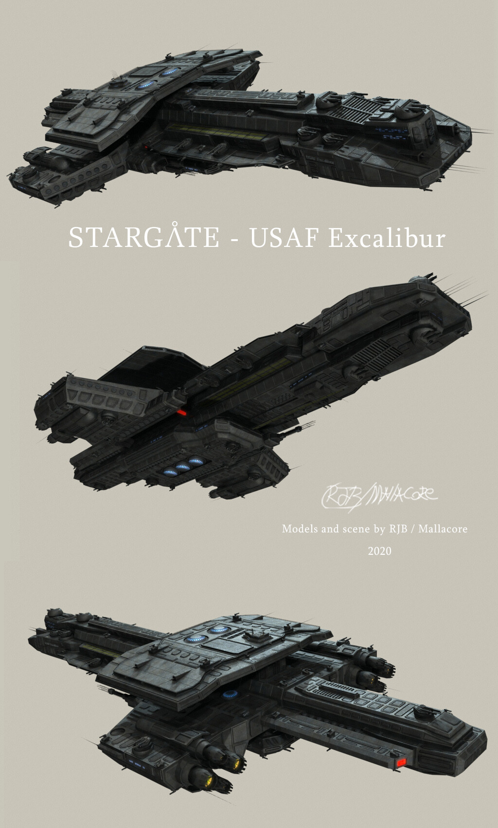 Ryan Begemann - USAF Excalibur - Fan design (Stargate)