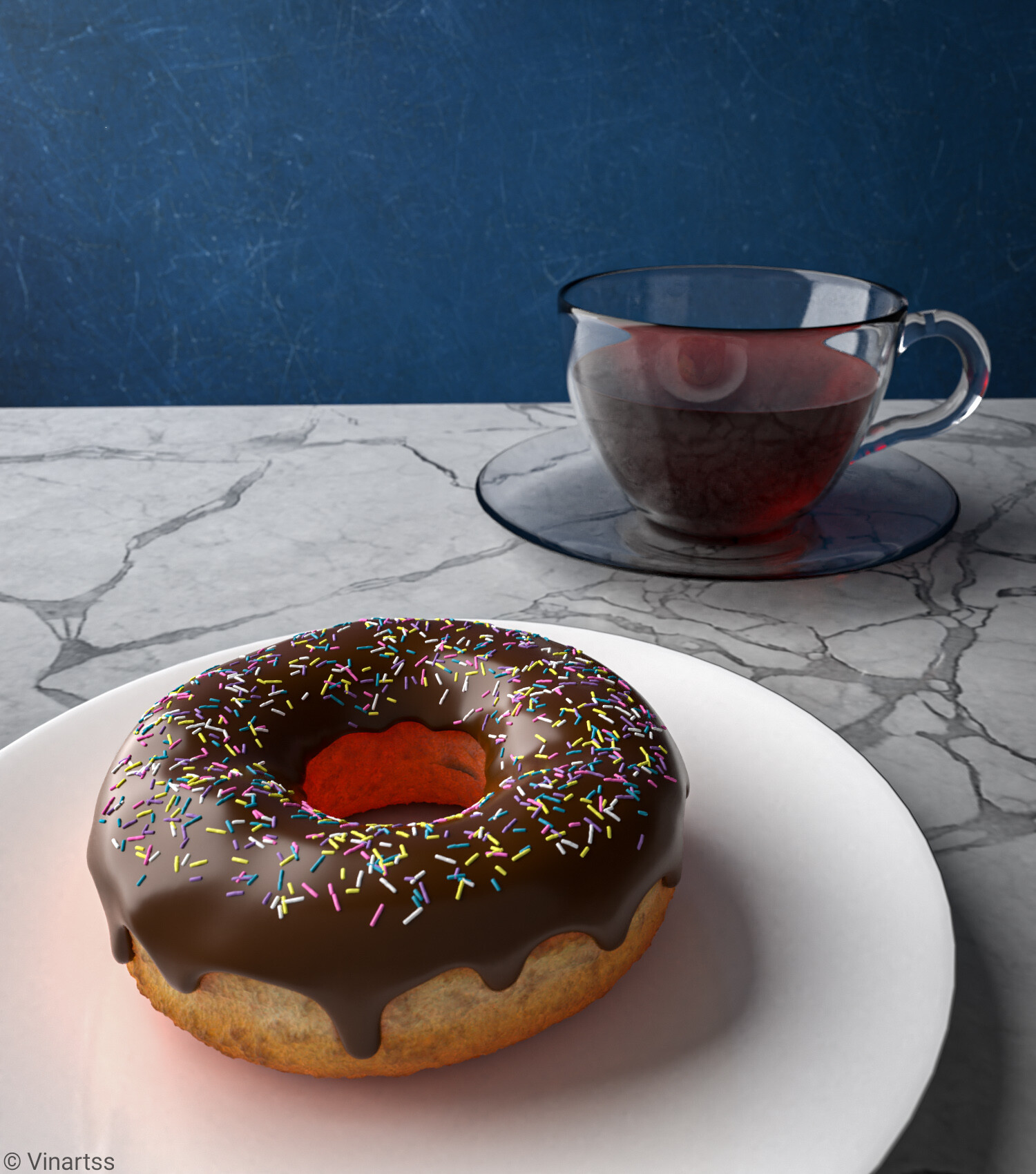 ArtStation - 3D Donut in Blender
