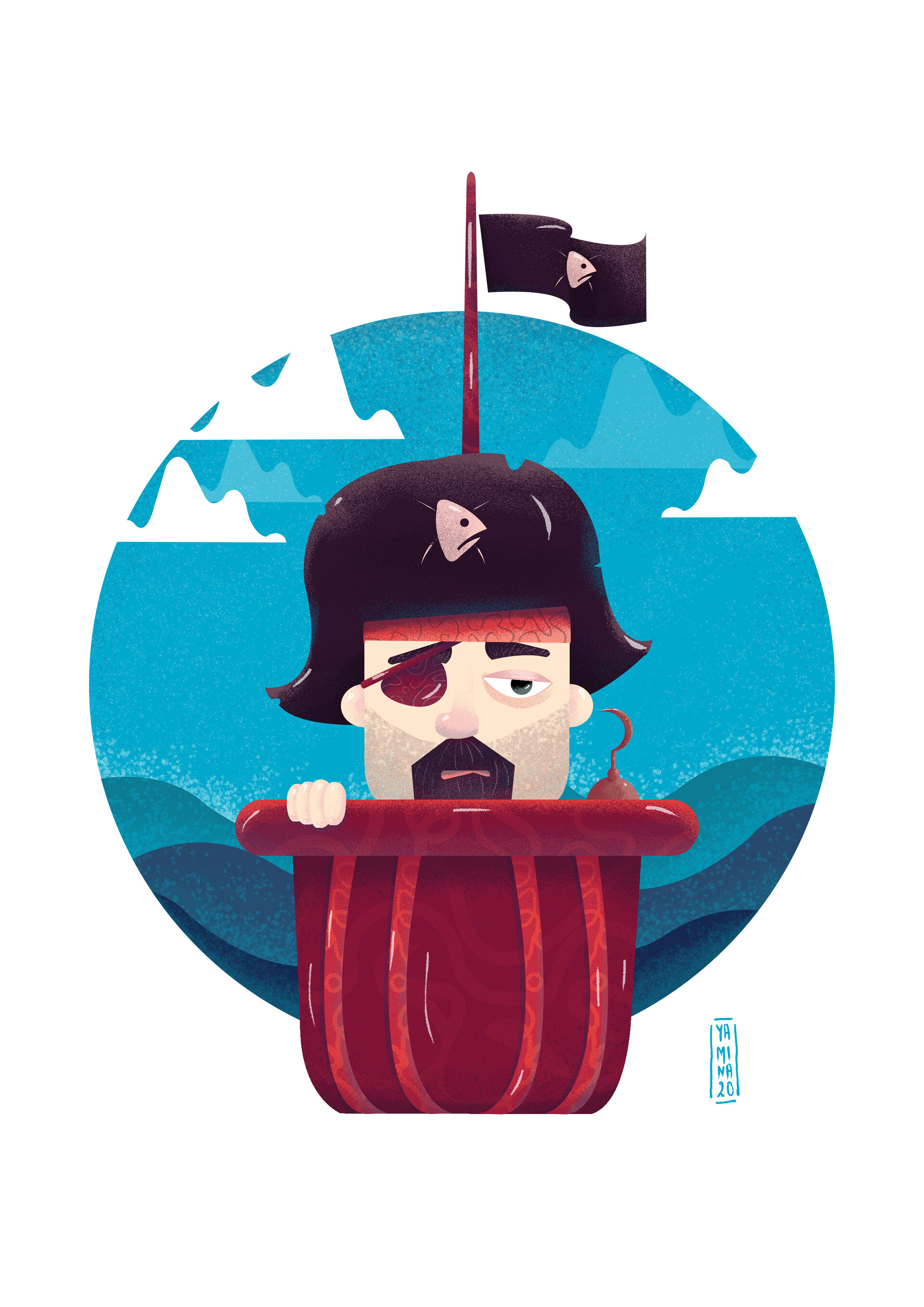 ArtStation - ⁣The lonely sad pirate