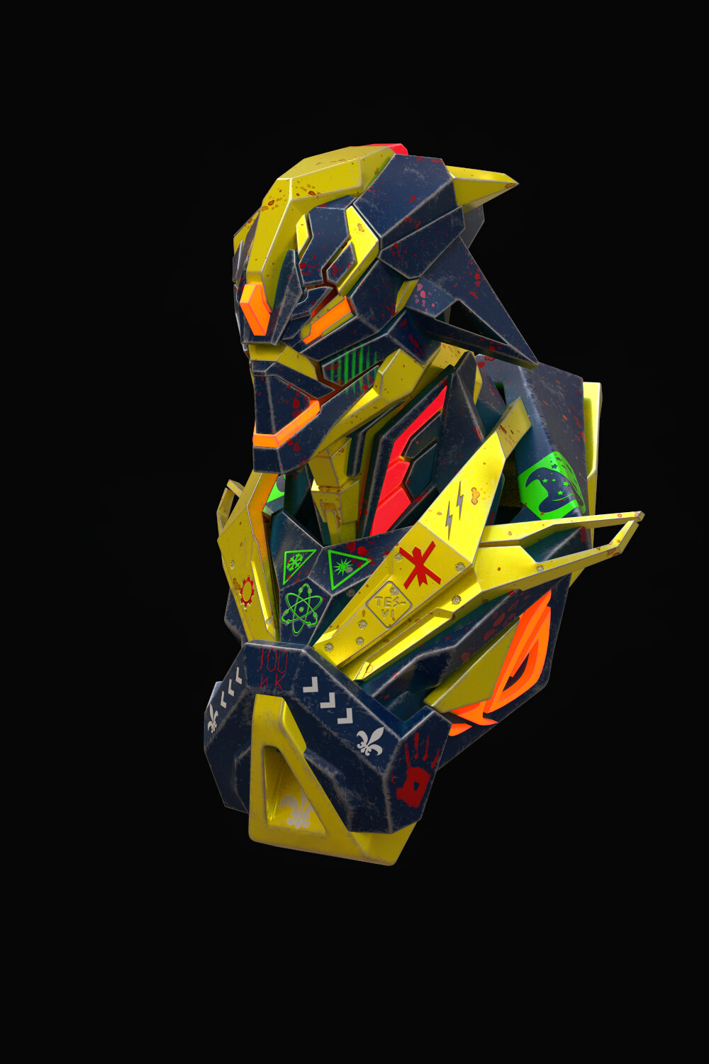 ArtStation - ROG - MECH TEXTURING