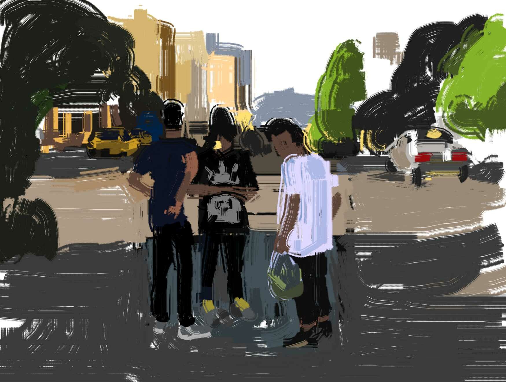 ArtStation - Boys in the street