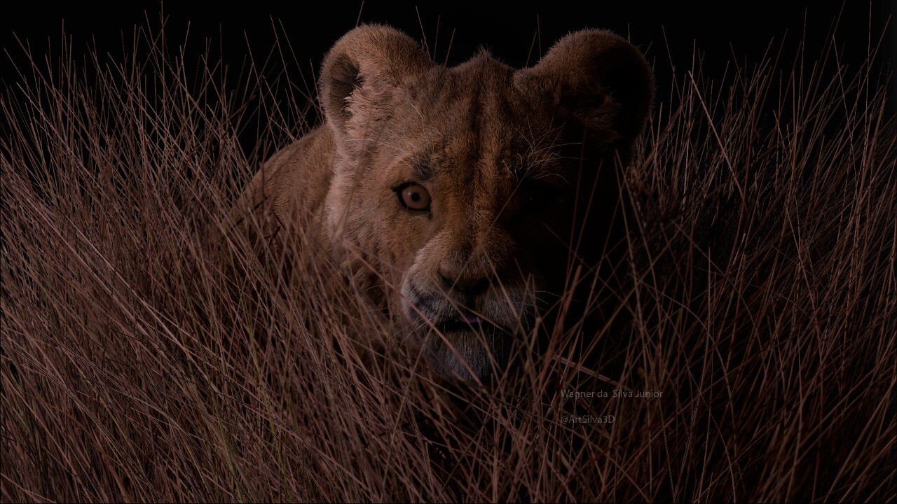 ArtStation - Sneaky Lion