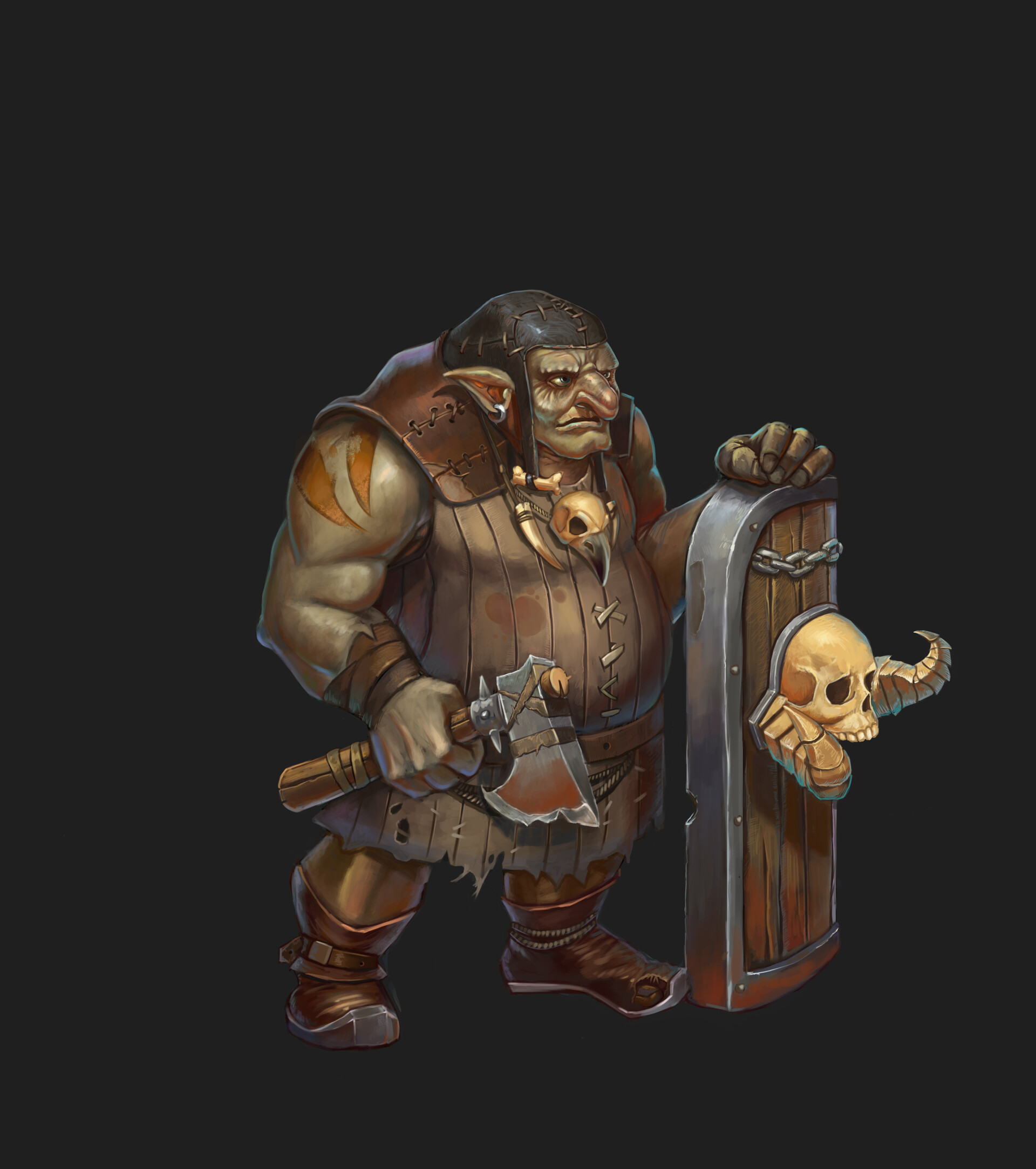 ArtStation - Orc castle guard