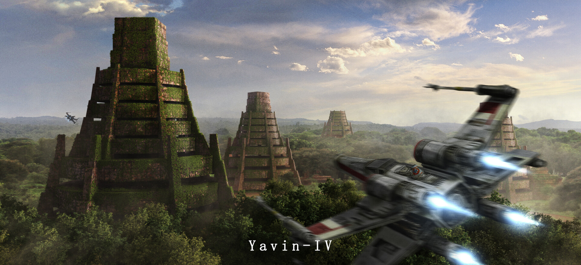 ArtStation - BB-8 Traveling Through The Space--YAVIN-IV