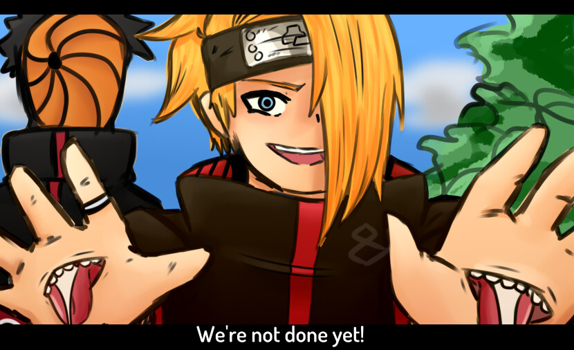 ArtStation - Naruto Shippuden scene redraw