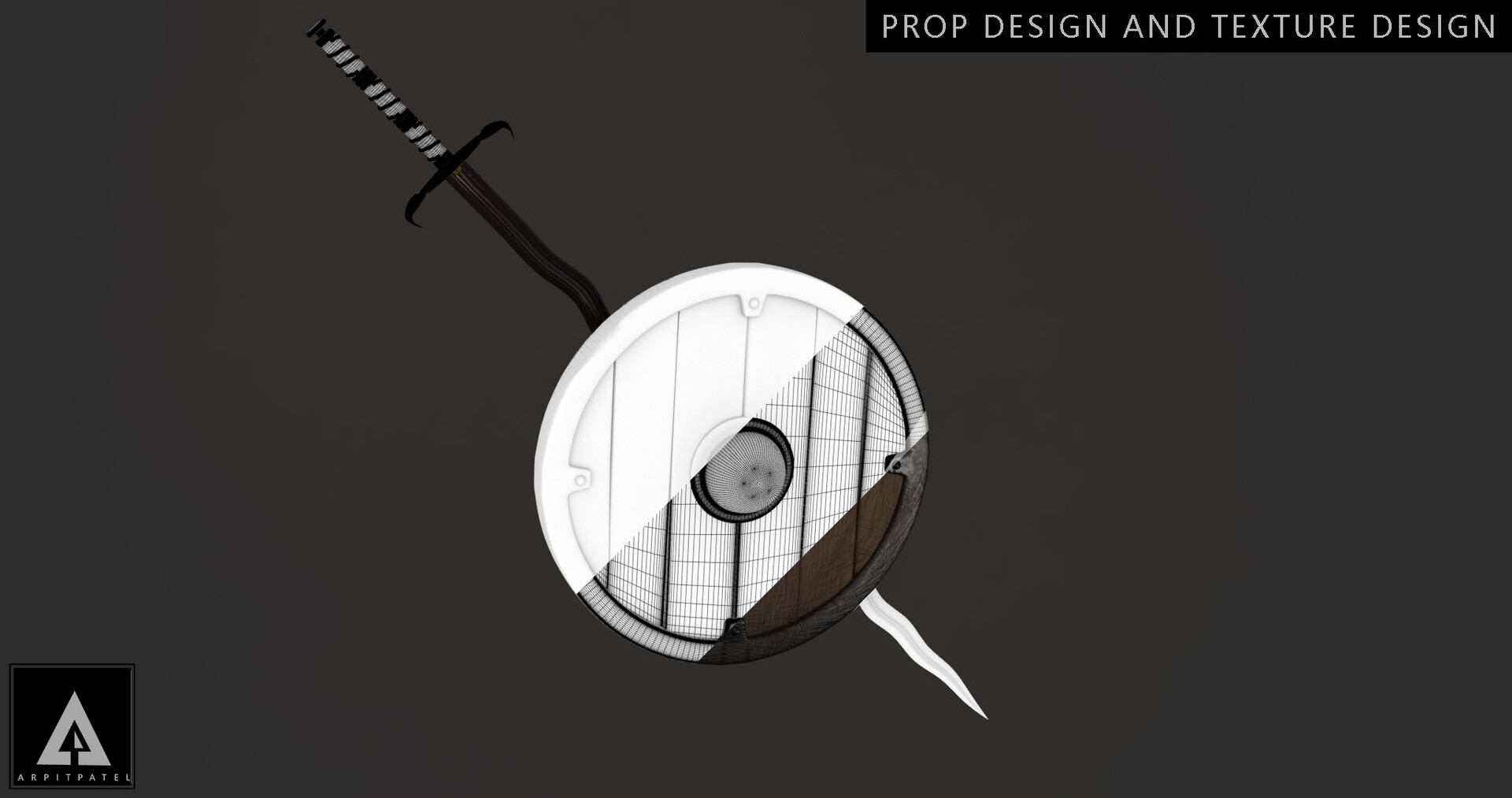 ArtStation - Shield And Sword - Prop Design