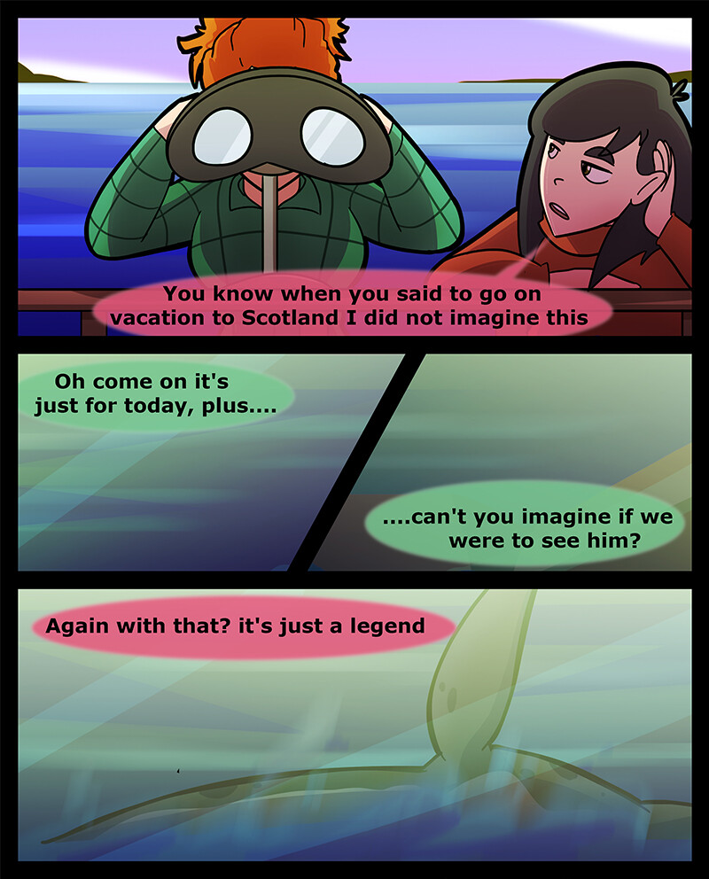 ArtStation - Dino Worker 98....... Loch Ness