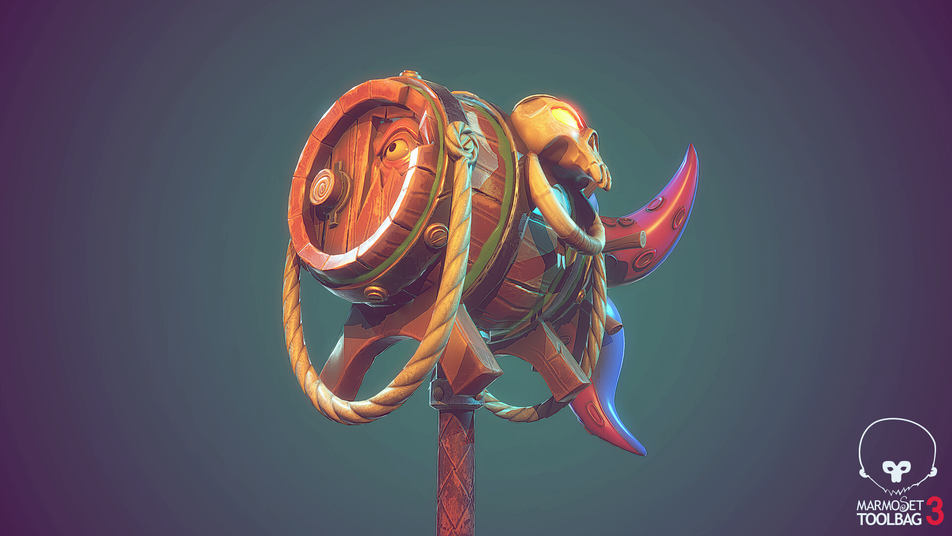 ArtStation - MARTILLO PIRATA (PIRATE HAMMER)