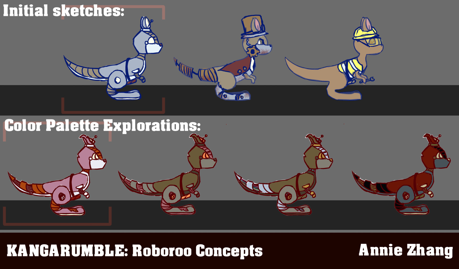 ArtStation - KANGARUMBLE Character Design
