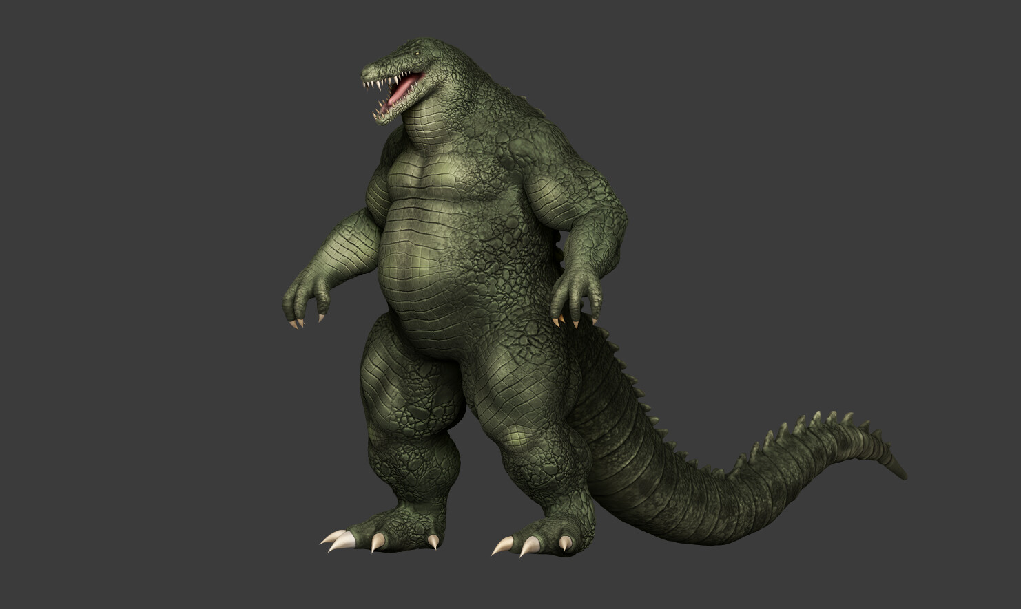 ArtStation - 2020_Alligator Man