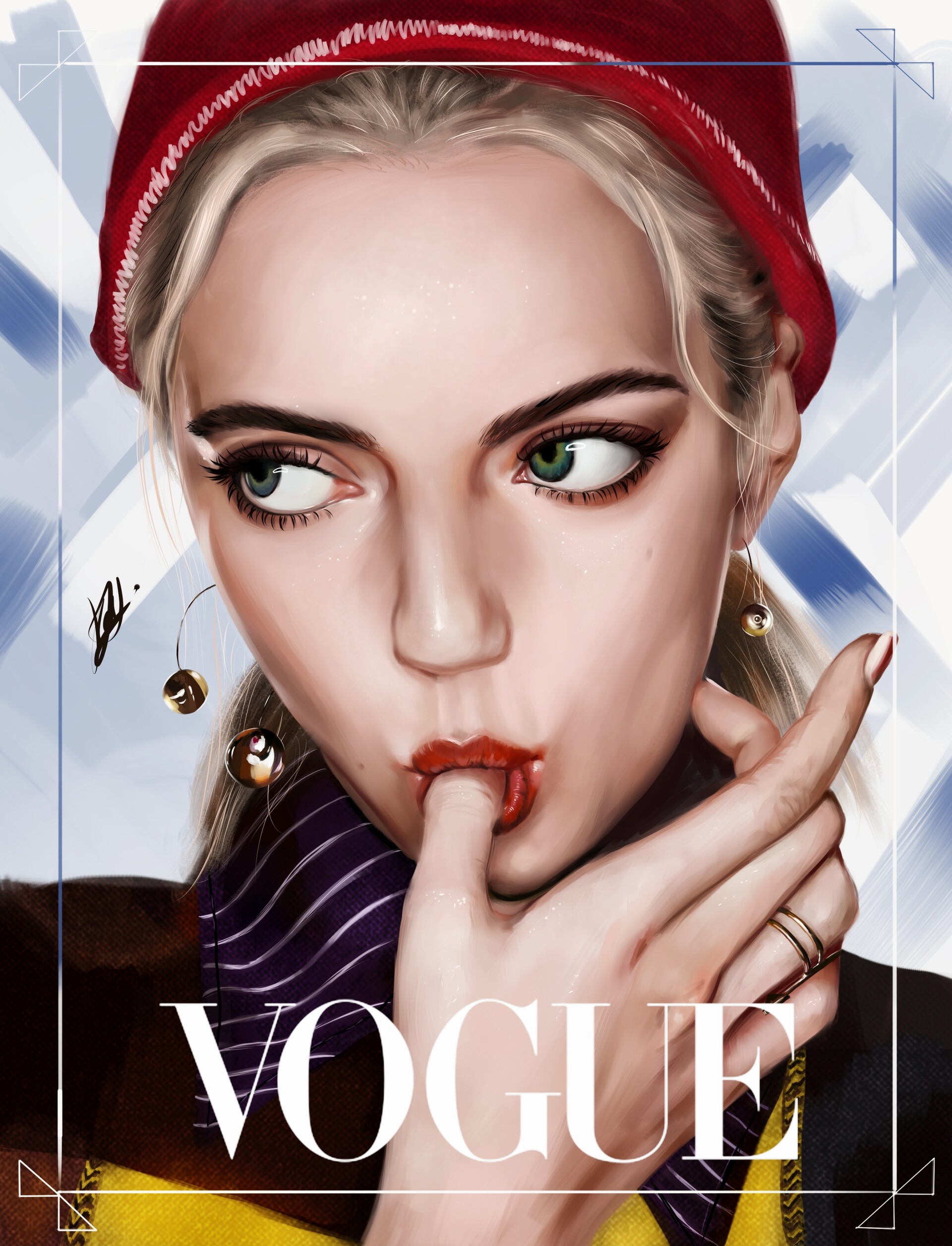 ArtStation - Vogue portrait