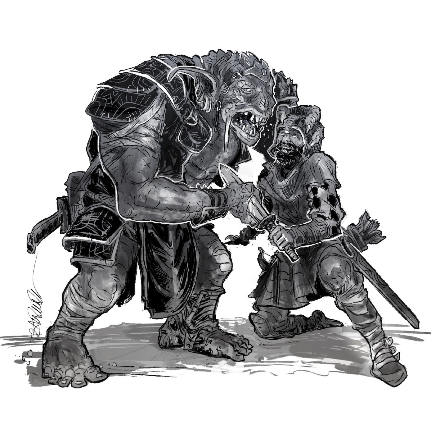 ArtStation - BNW Fantasy medieval comic