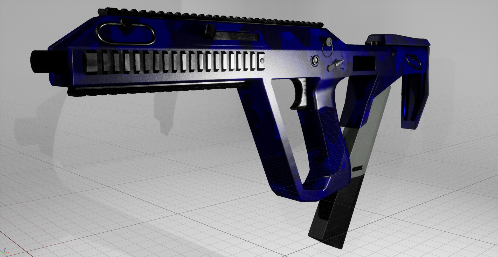 Ryan F. - Aphelion SMG - Modular Scifi SMG (UE4 Renders)