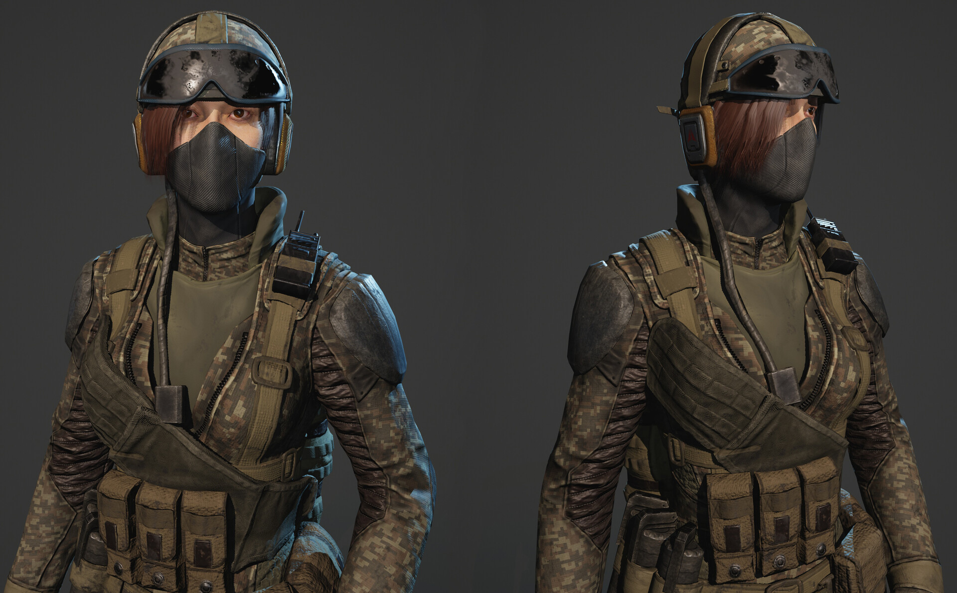 ArtStation - female soldier