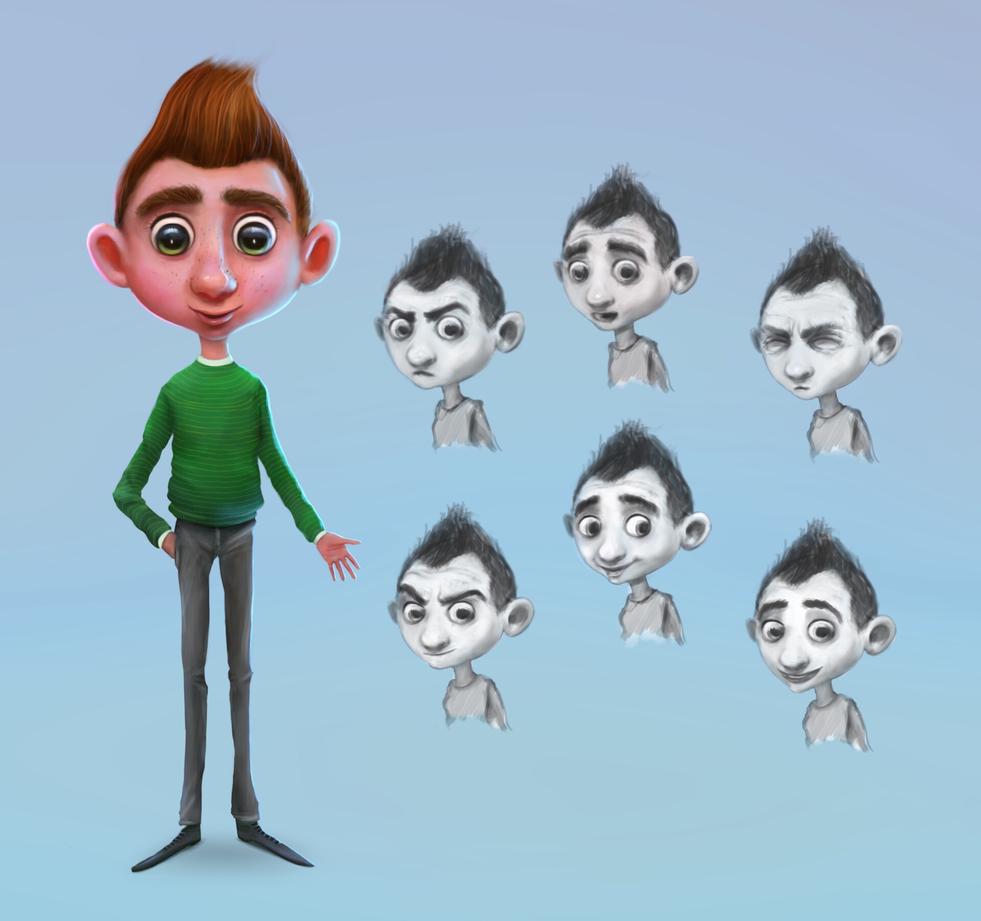 ArtStation - Concept for a cartoon