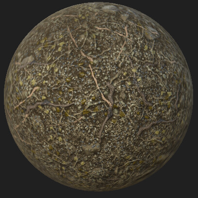 ArtStation - Forest Ground/Dirt Material - Substance Designer