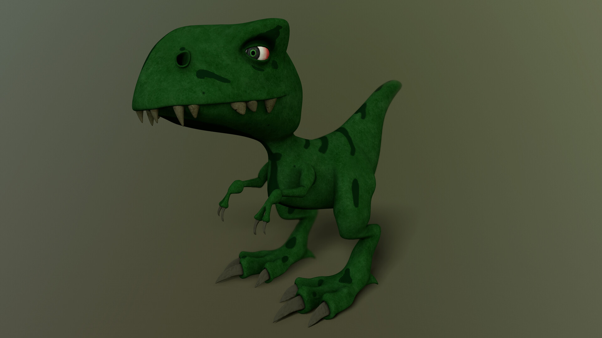 ArtStation - Cartoon dinosaur