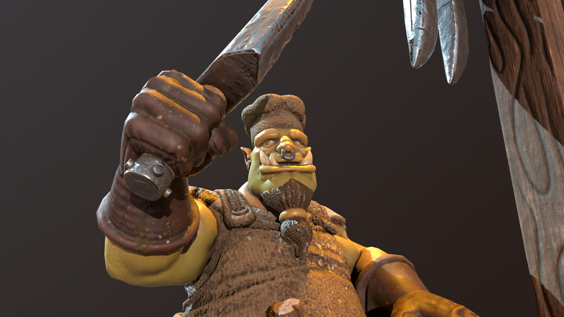 ArtStation - Ugruha Ogre Chef