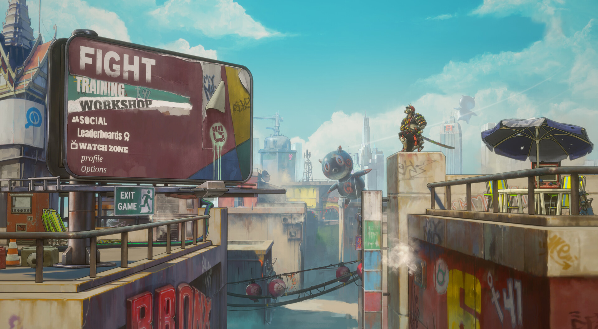 ArtStation - Menu Screens - Bleeding Edge