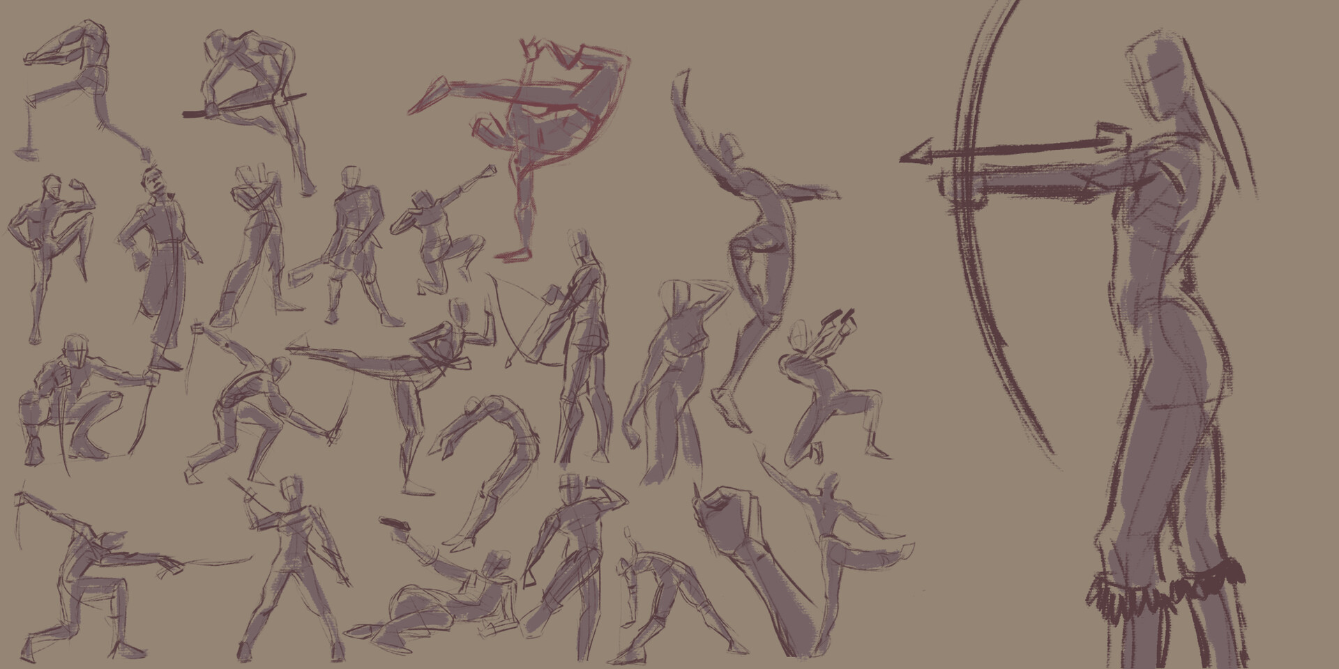 ArtStation - Gesture studies