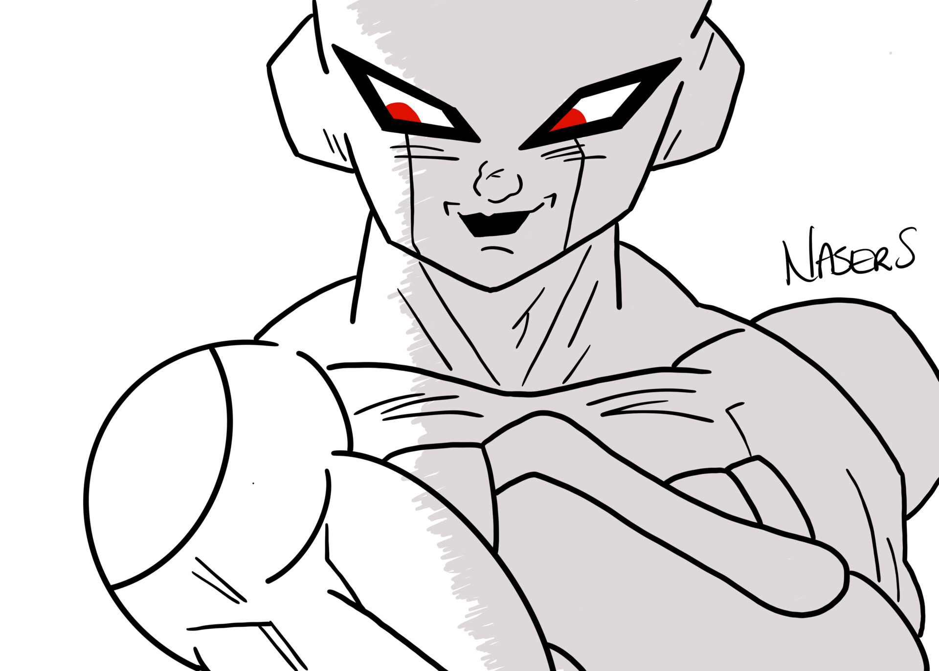 frieza coloring sheet