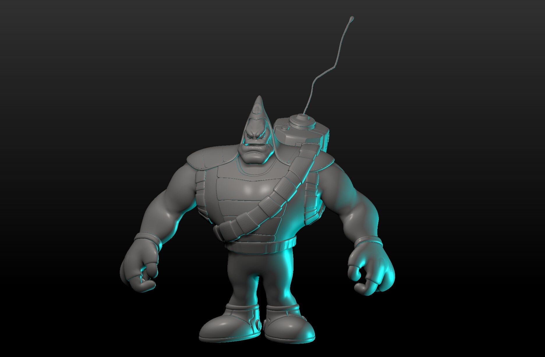 ArtStation - Cartoon warrior