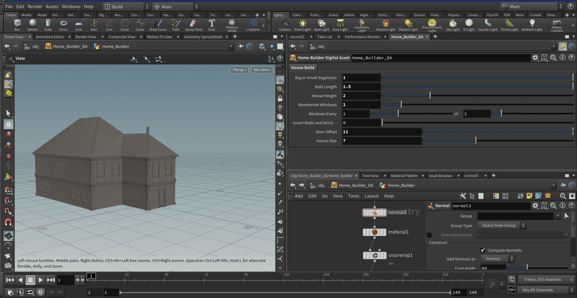 Addison Moyer - Residential House Houdini (WIP)