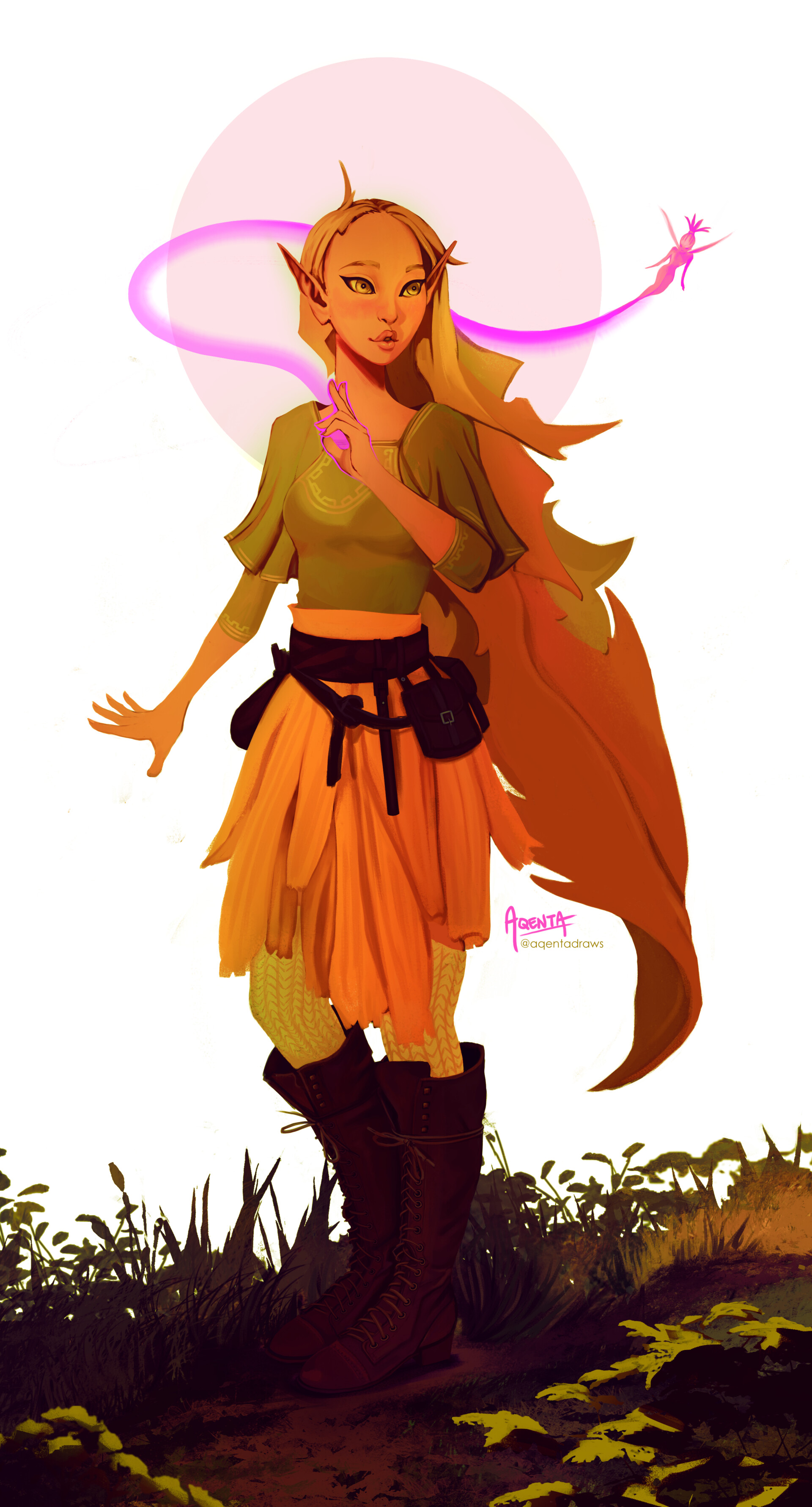 ArtStation - Dandy Lion, Fey Sorceress