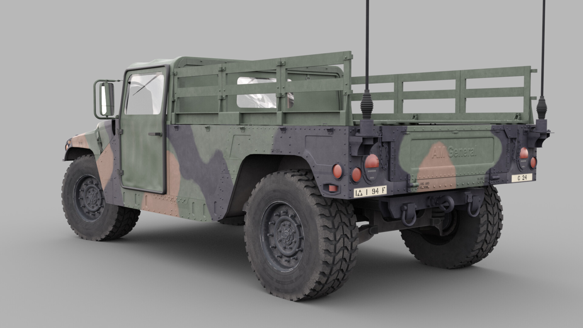 Westfield 3d - M998 HMMWV Cargo Pickup