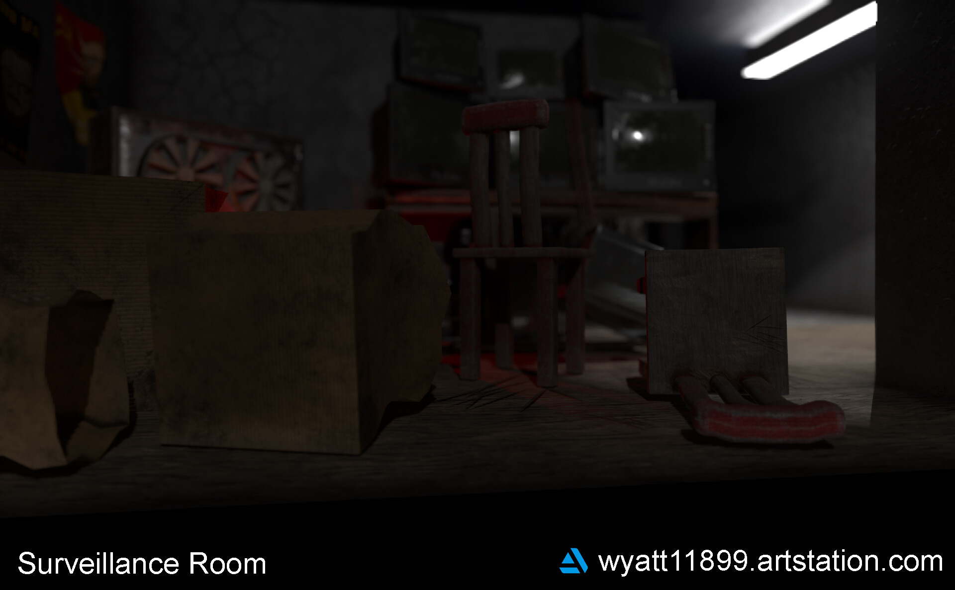 ArtStation - Surveillance Room