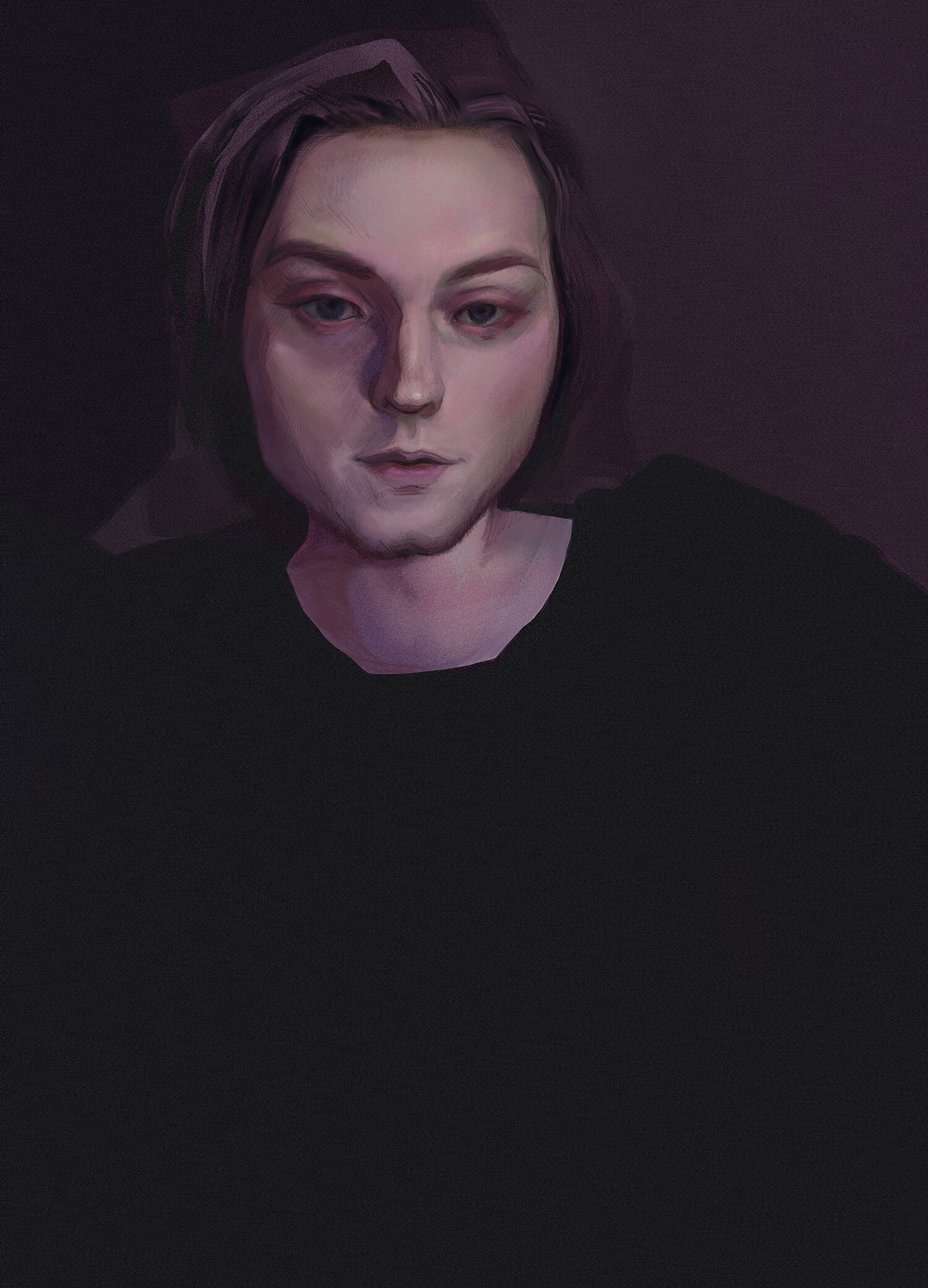 ArtStation - Guy dark portrait