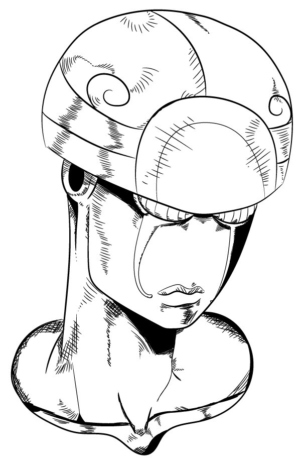 how to draw gold experience