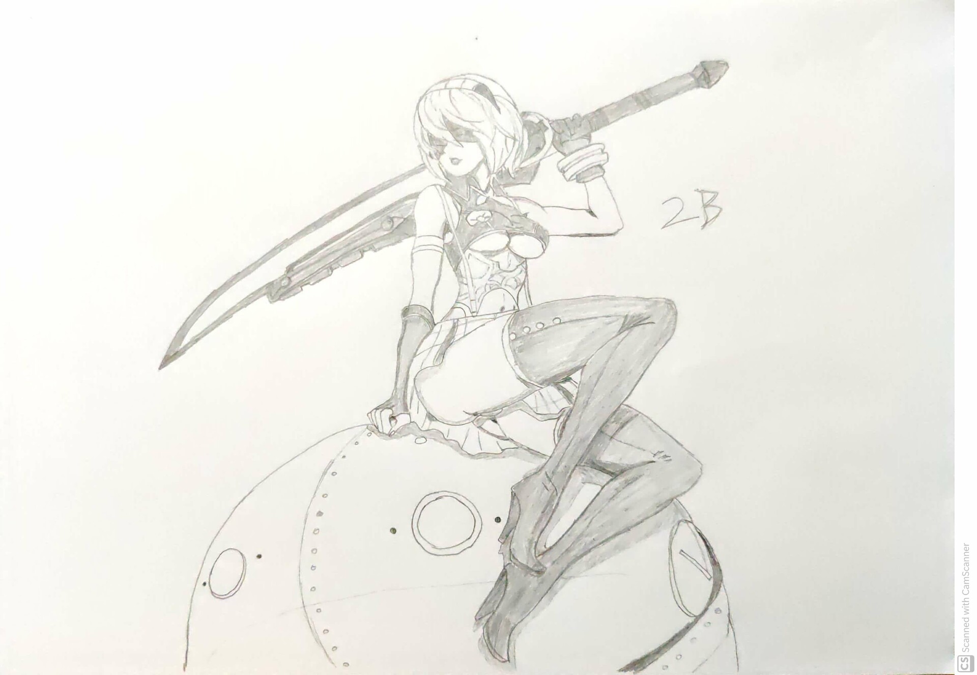 ArtStation - 2B - Nier: Automata