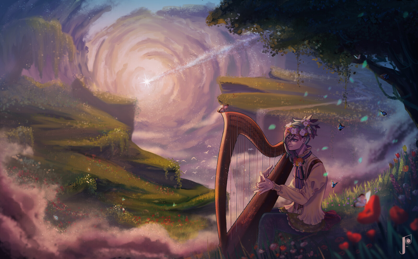 Janice Phua - Harp Near the Sky