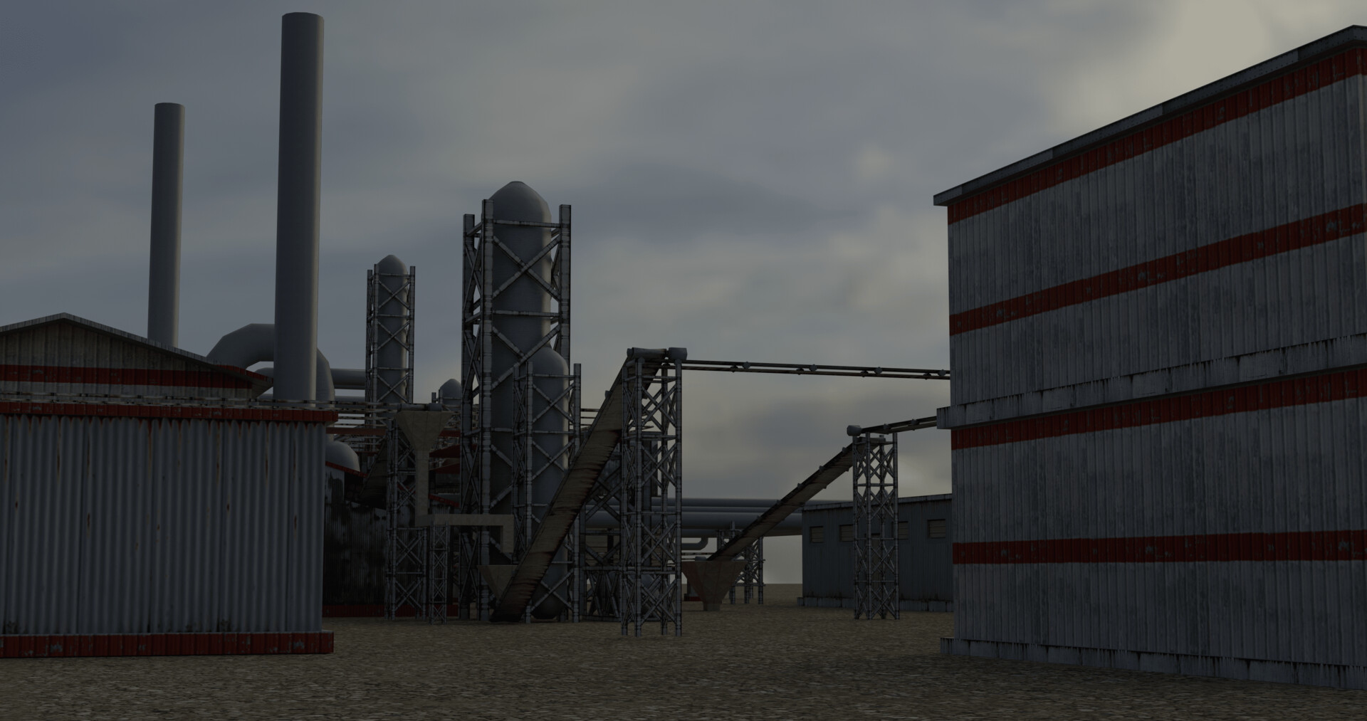 ArtStation - Factory Environment for games