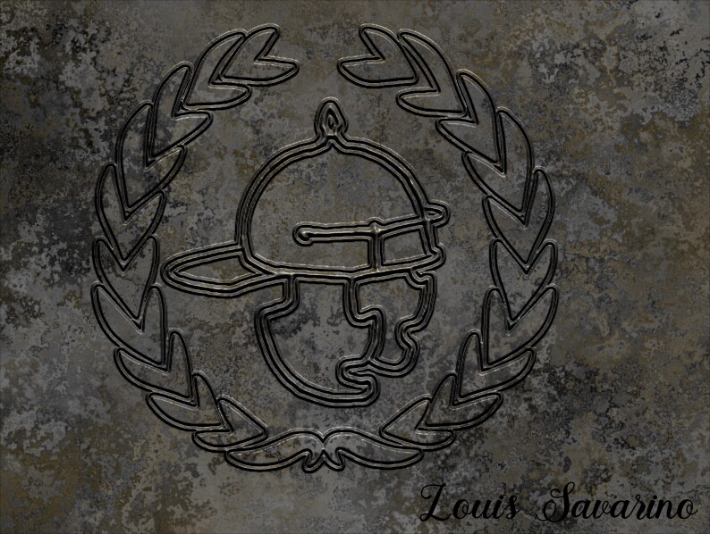 Louis Savarino - Roman Metal Stamped Phalerae