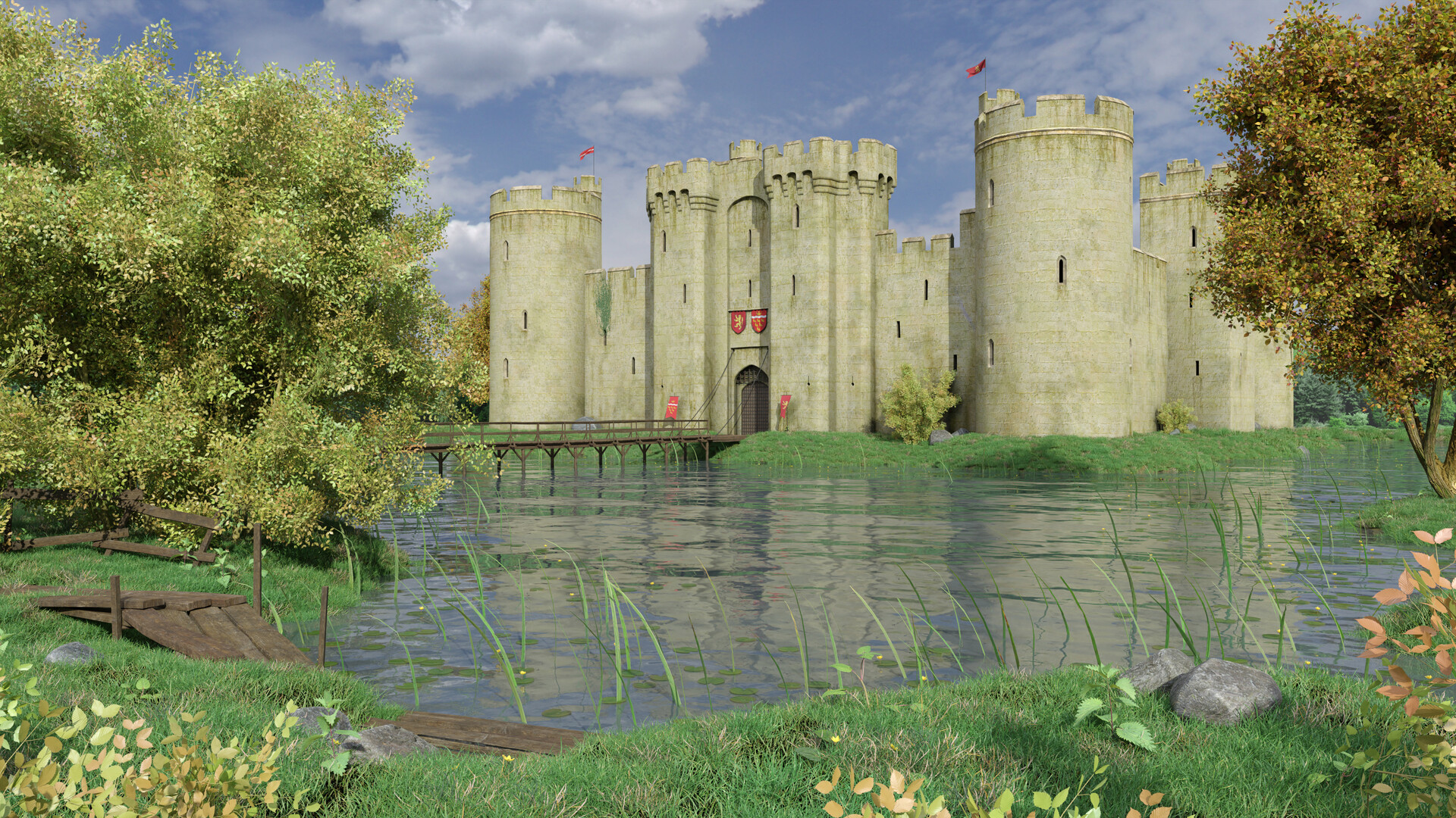 ArtStation - Medieval Castle