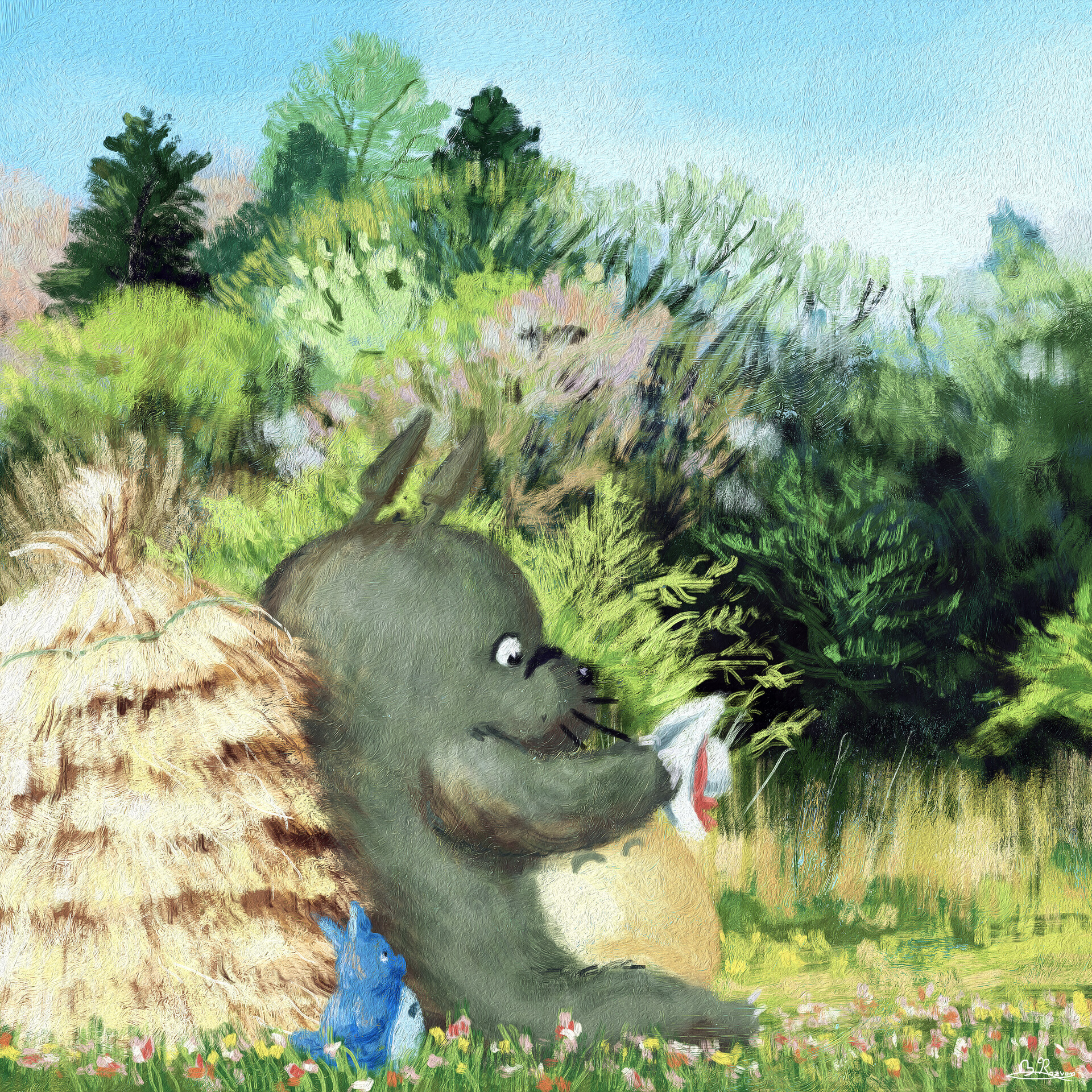 ArtStation - Curious Totoro