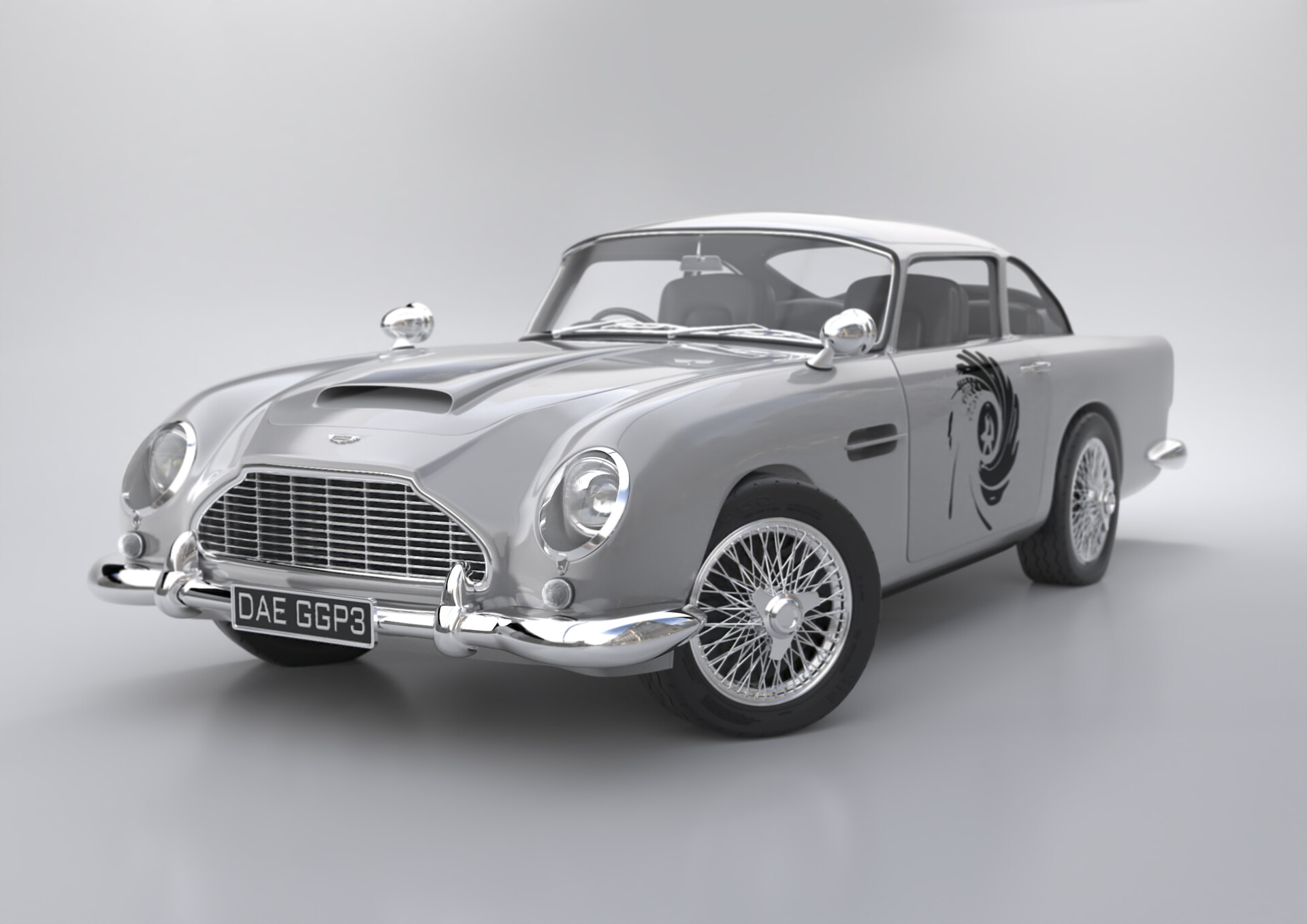 ArtStation - Aston Martin DB5 (James Bond Car)