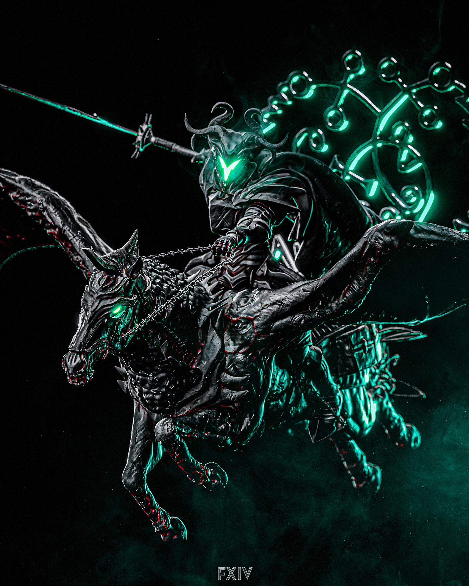 FXIV - Demon #70 - Seere - 72 Demons of Solomon